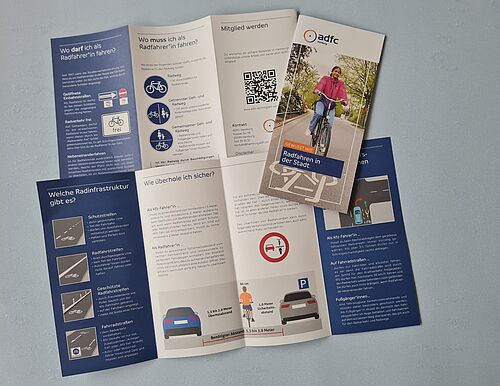 Radfahren in der Stadt - gewusst wie: Unser neuer Flyer für euch ...